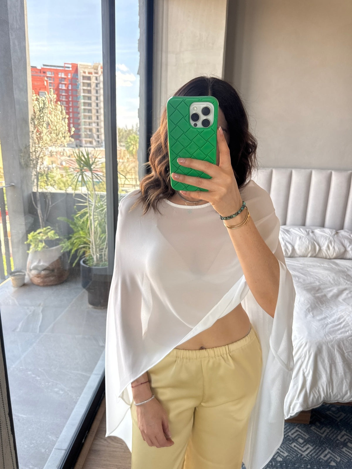 Blusa botones bicolor baby blue – soybeapple